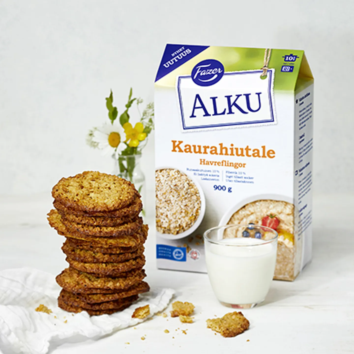 Kaura-kardemummakeksit - Fazer.fi