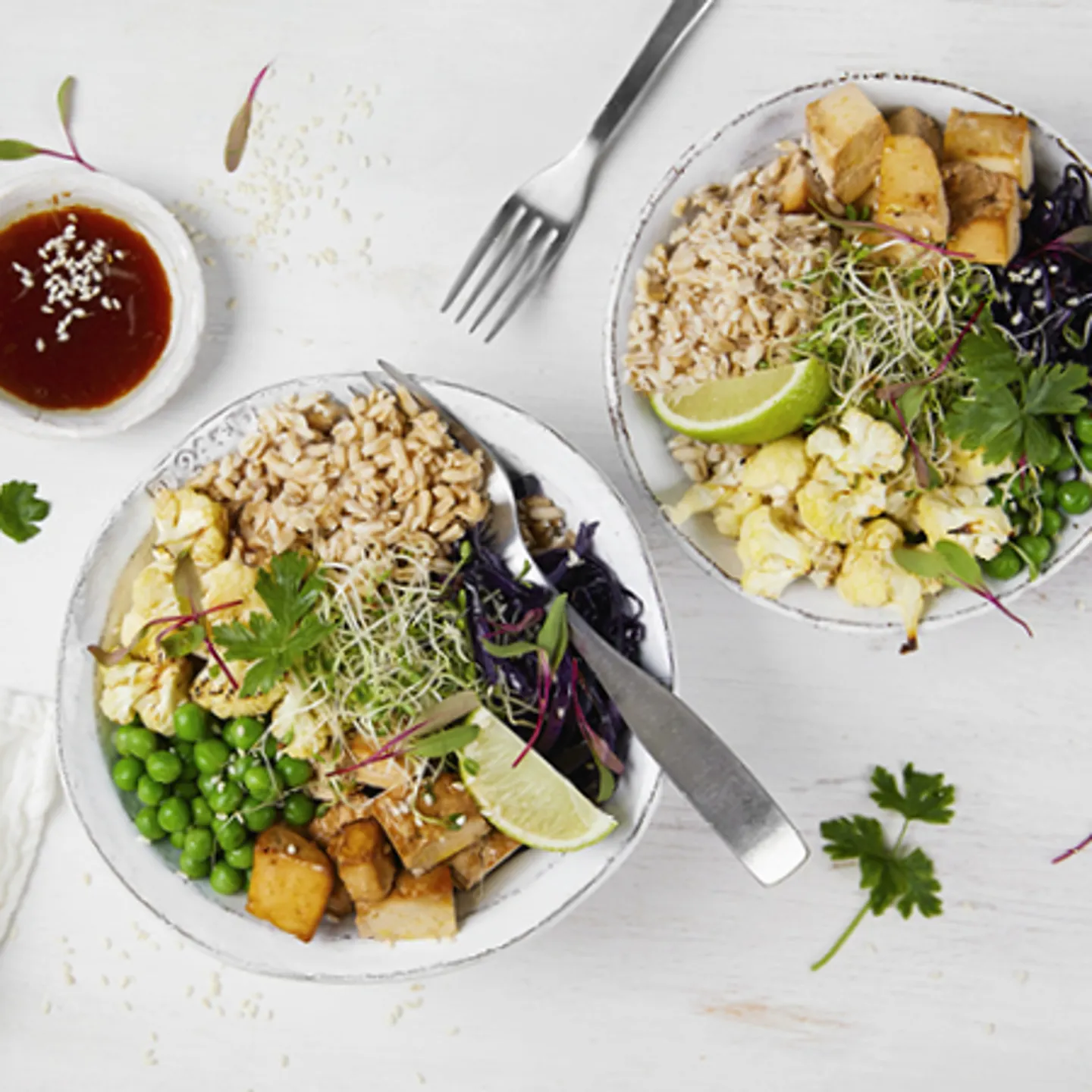 Kaura-tofu poke - Fazer.fi