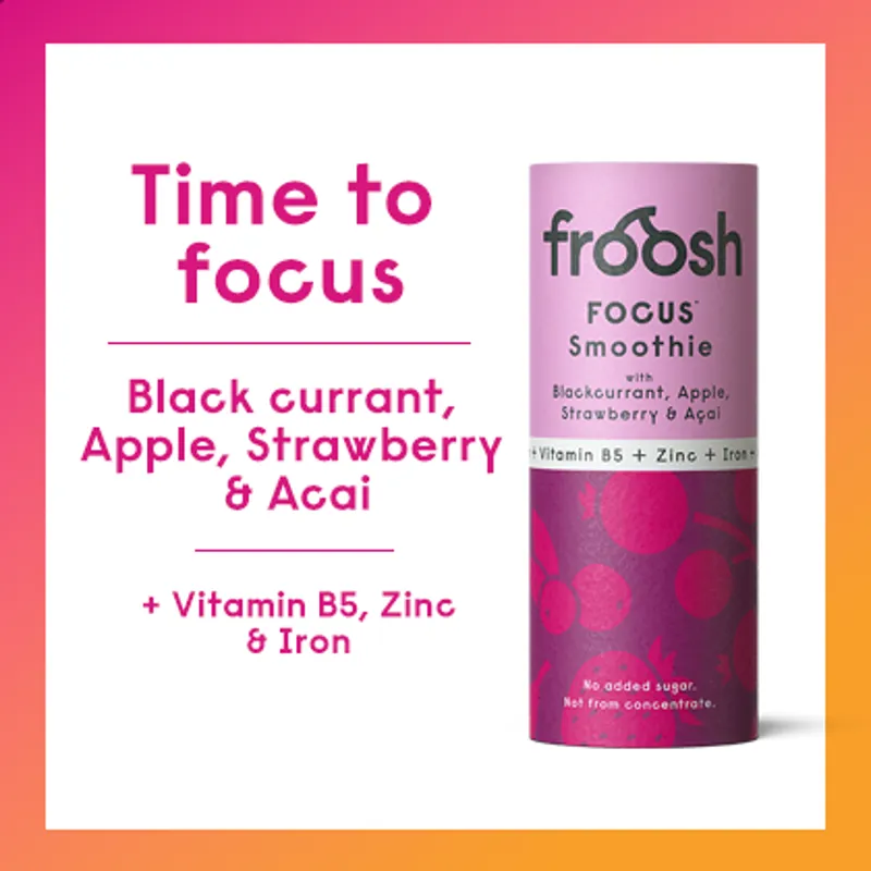 Froosh+ smoothies with added benefits