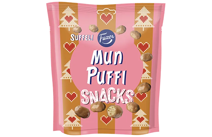 Suffeli Puffi Snacks 160g - Fazer.fi