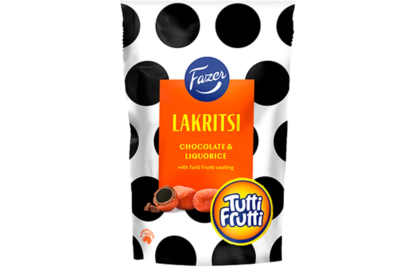 Fazer Lakritsi Chocolate Tutti Frutti 135g - Fazer.fi