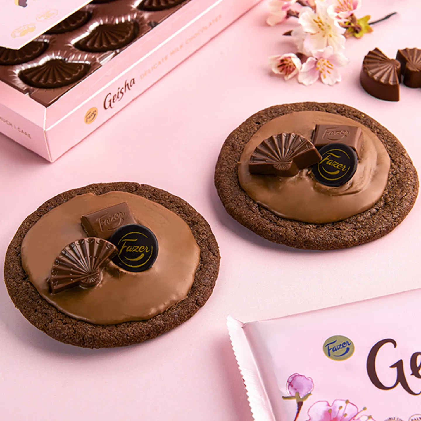 Fazer Leipurit Geisha Cookie 2kpl - Fazer.fi