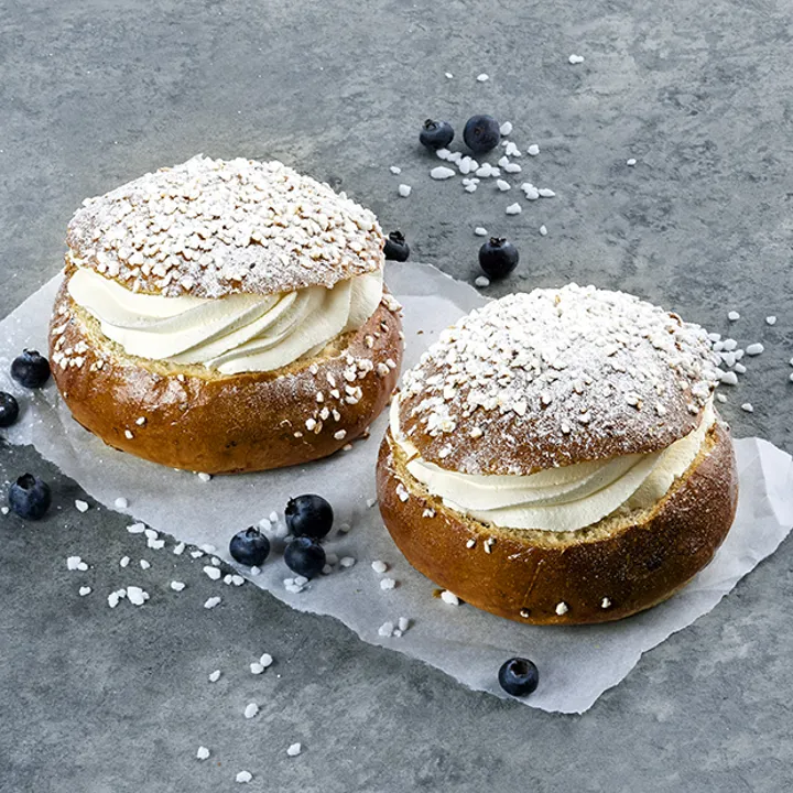 Fazer Leipurit Leipurin mustikkakermapulla 2kpl - Fazer.fi