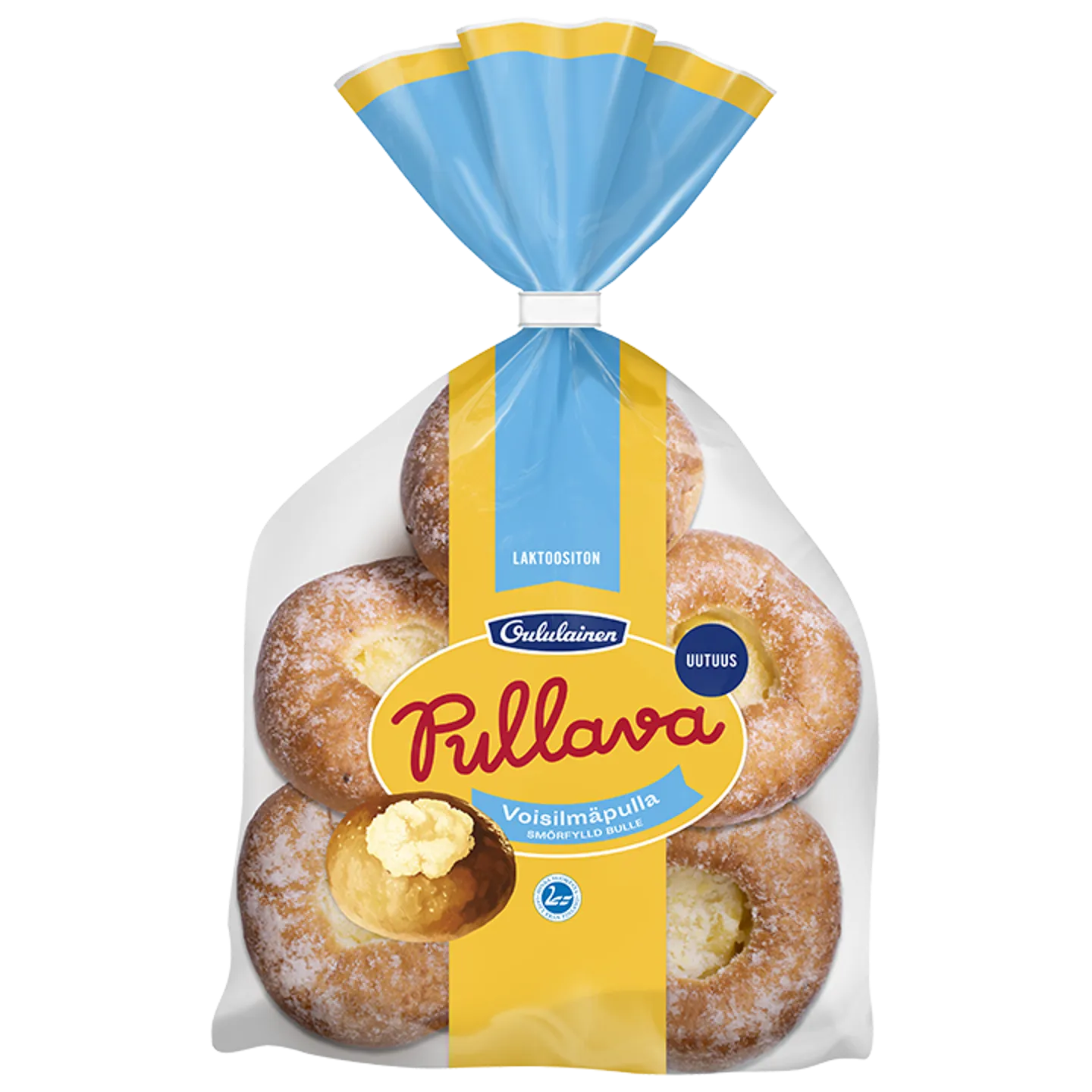 Oululainen Pullava Voisilmäpulla 5kpl 270g - Fazer.fi