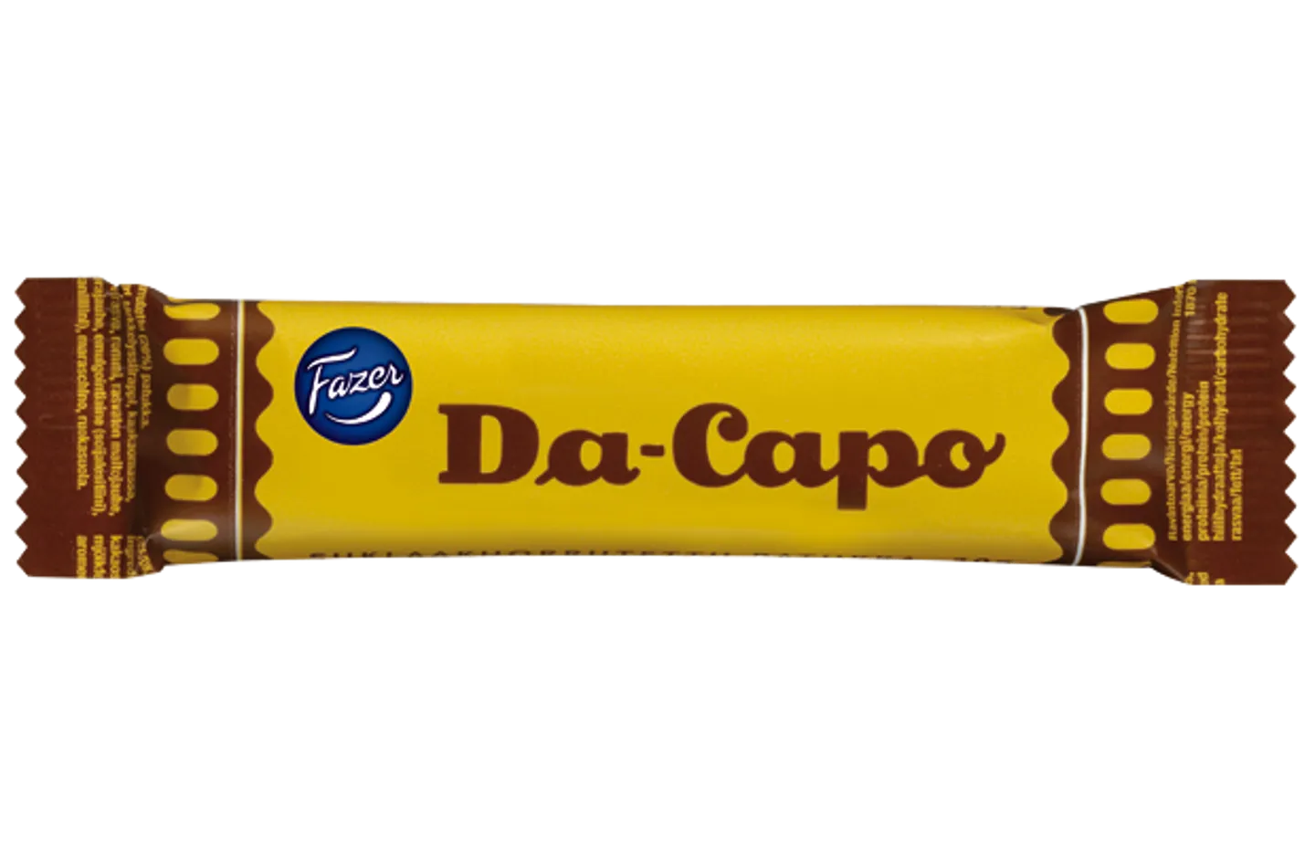 Da Capo chokladbar 20 g - SettingsPage NOT SET