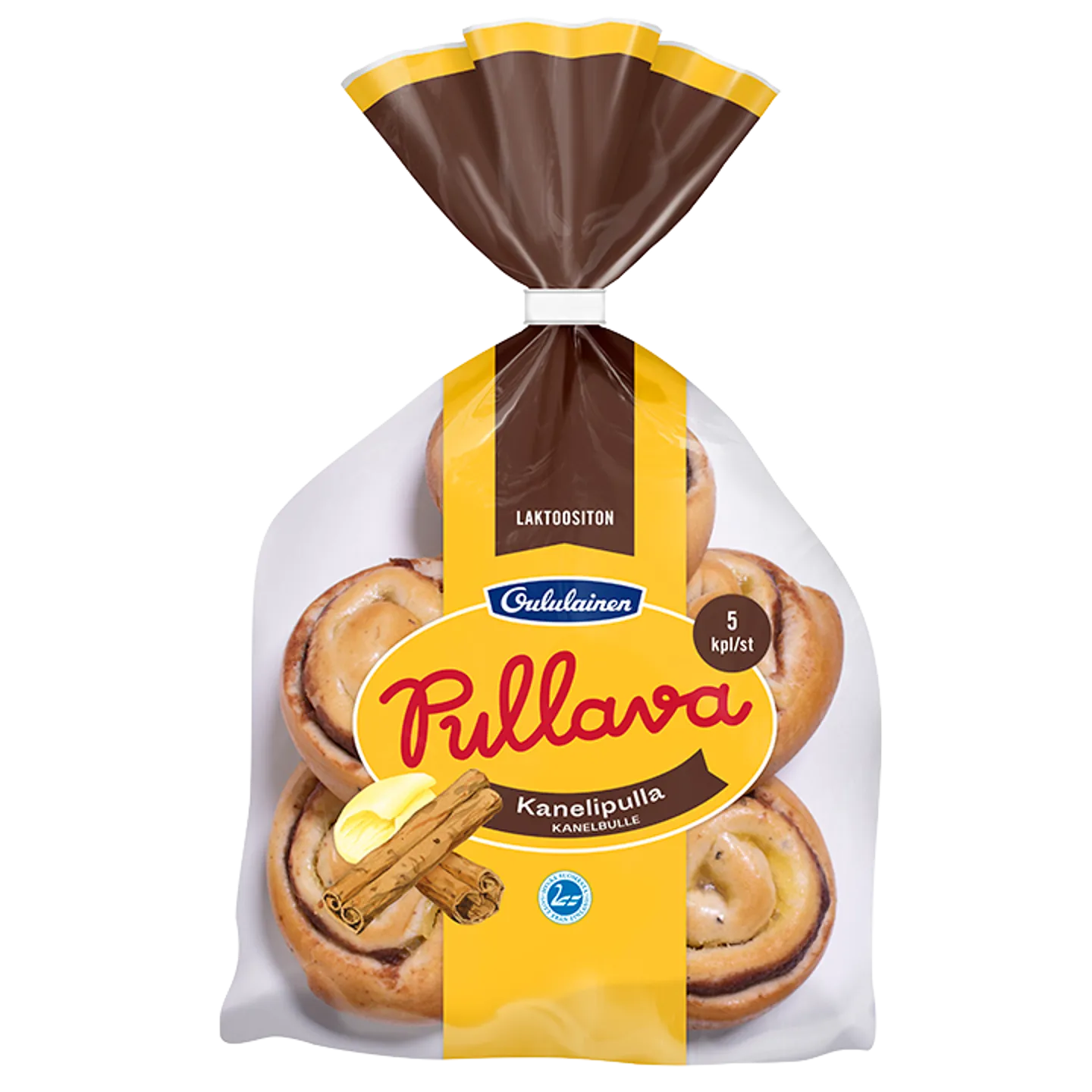 Oululainen Pullava Kanelipulla 5kpl 275g - Fazer.fi