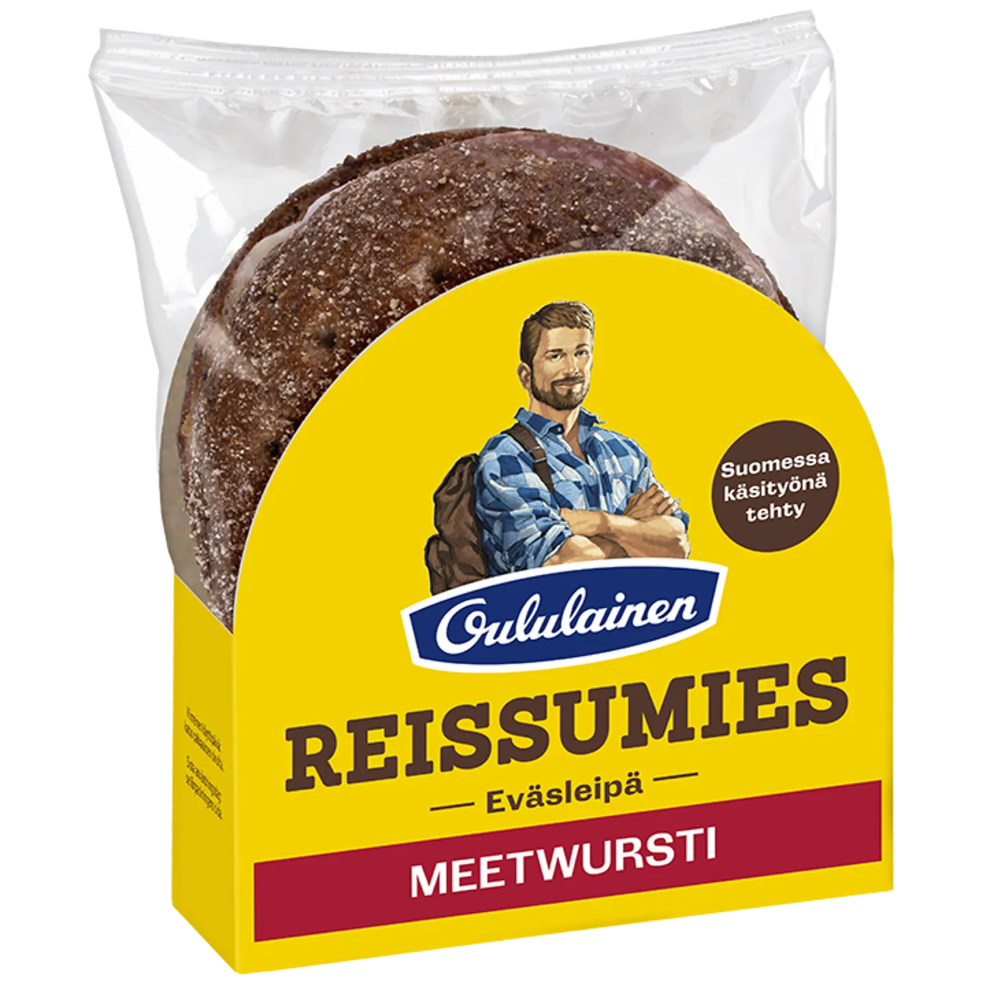 Oululainen Reissumies Eväsleipä Meetwursti 130g - Fazer.fi